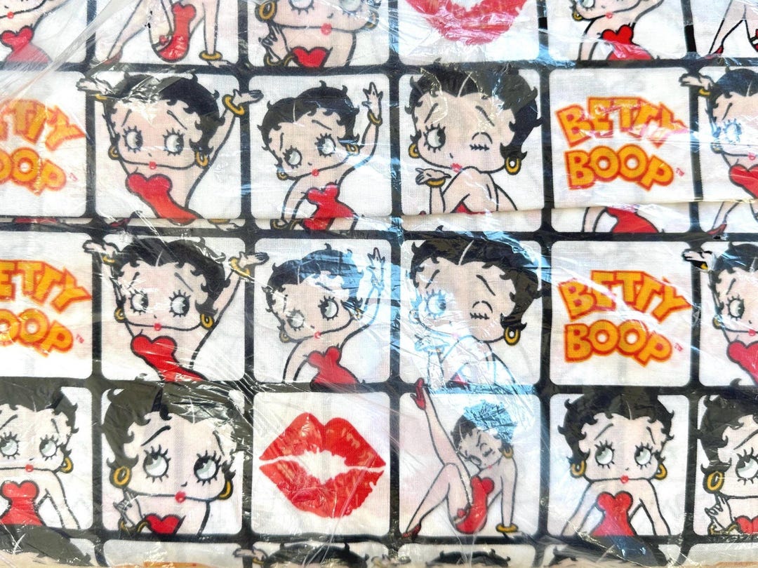 RARE 2013 Betty Boop in Frames Fabric, Fabric by the Yard - Etsy