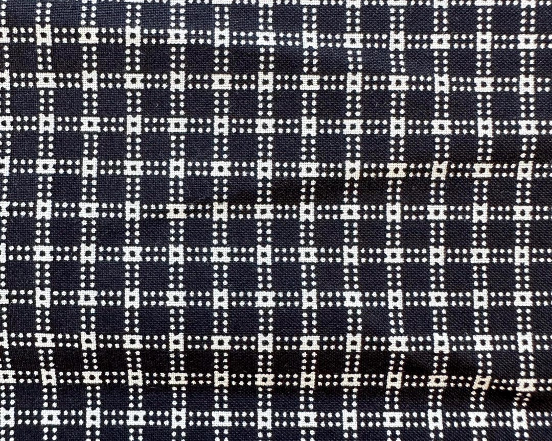 Black and White Check Quilting Fabric, Never Enough Romance, P&B ...