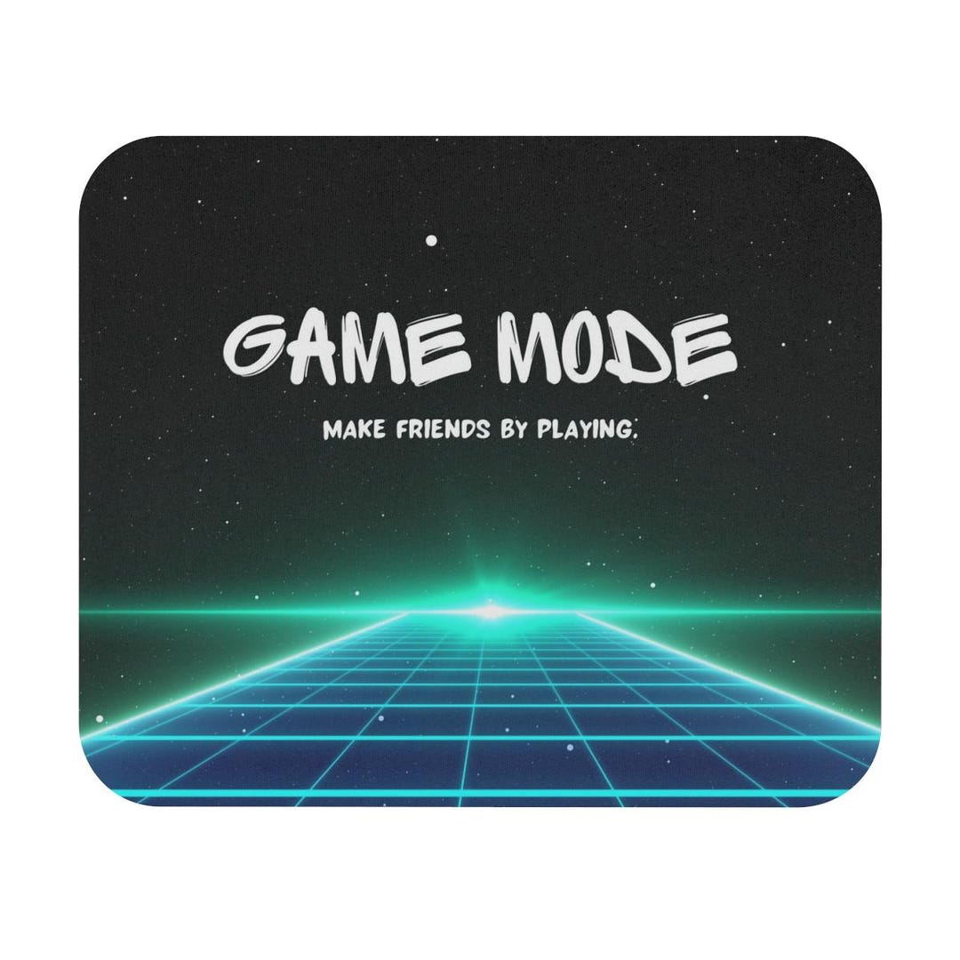 Retro Gaming Mouse Pad - 'game Mode' Design - Etsy