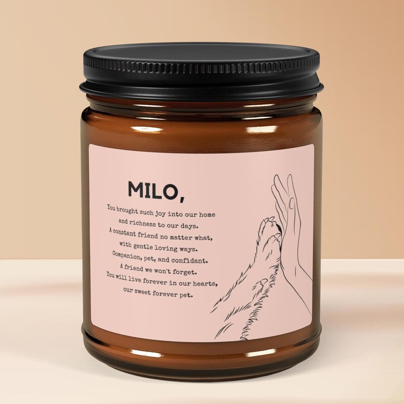 Dog Candle - Etsy