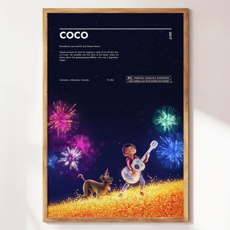 Coco Movie Poster - Etsy