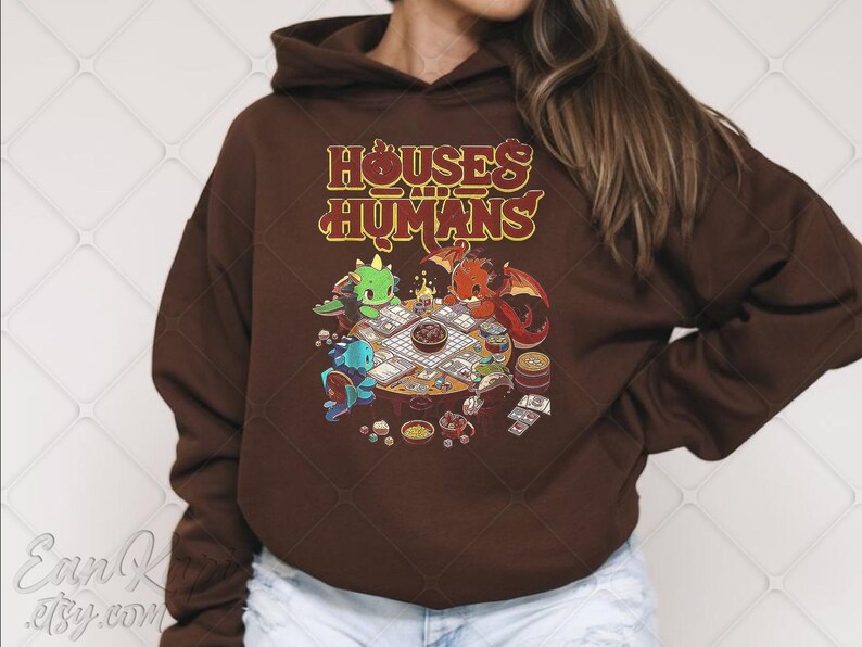Houses and Humans Dnd Digital Download | Funny Pop Culture Fantasy PNG ...