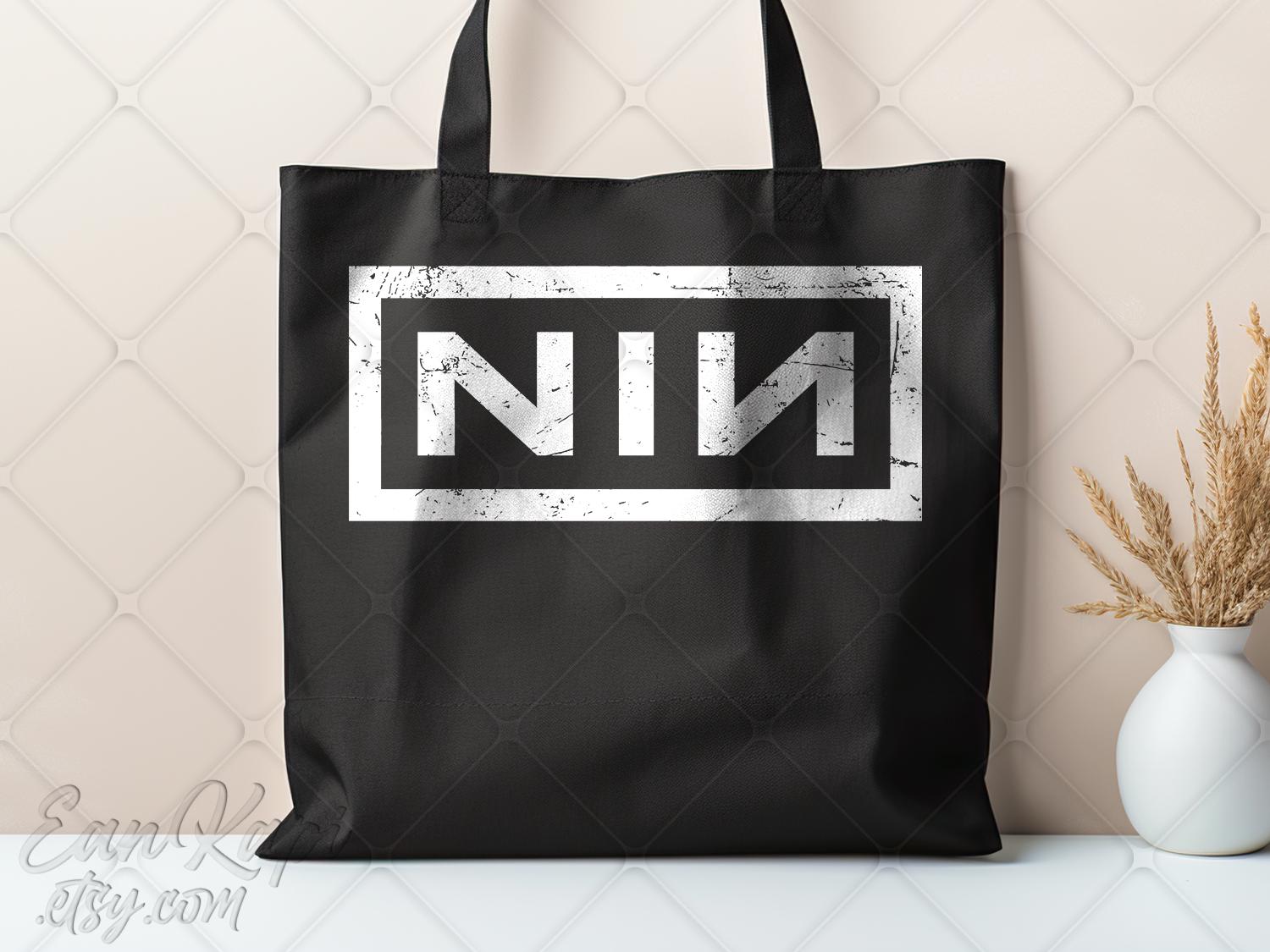 NIN T-shirt Design PNG | Nine Inch Nails Inspired Logo Art | Pop ...