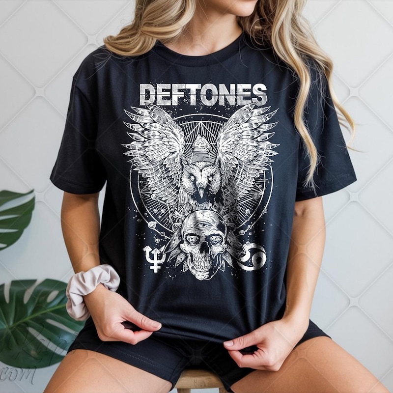 Deftones Shirt Print - Etsy