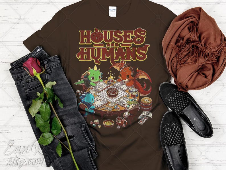 Houses and Humans Dnd Digital Download | Funny Pop Culture Fantasy PNG ...