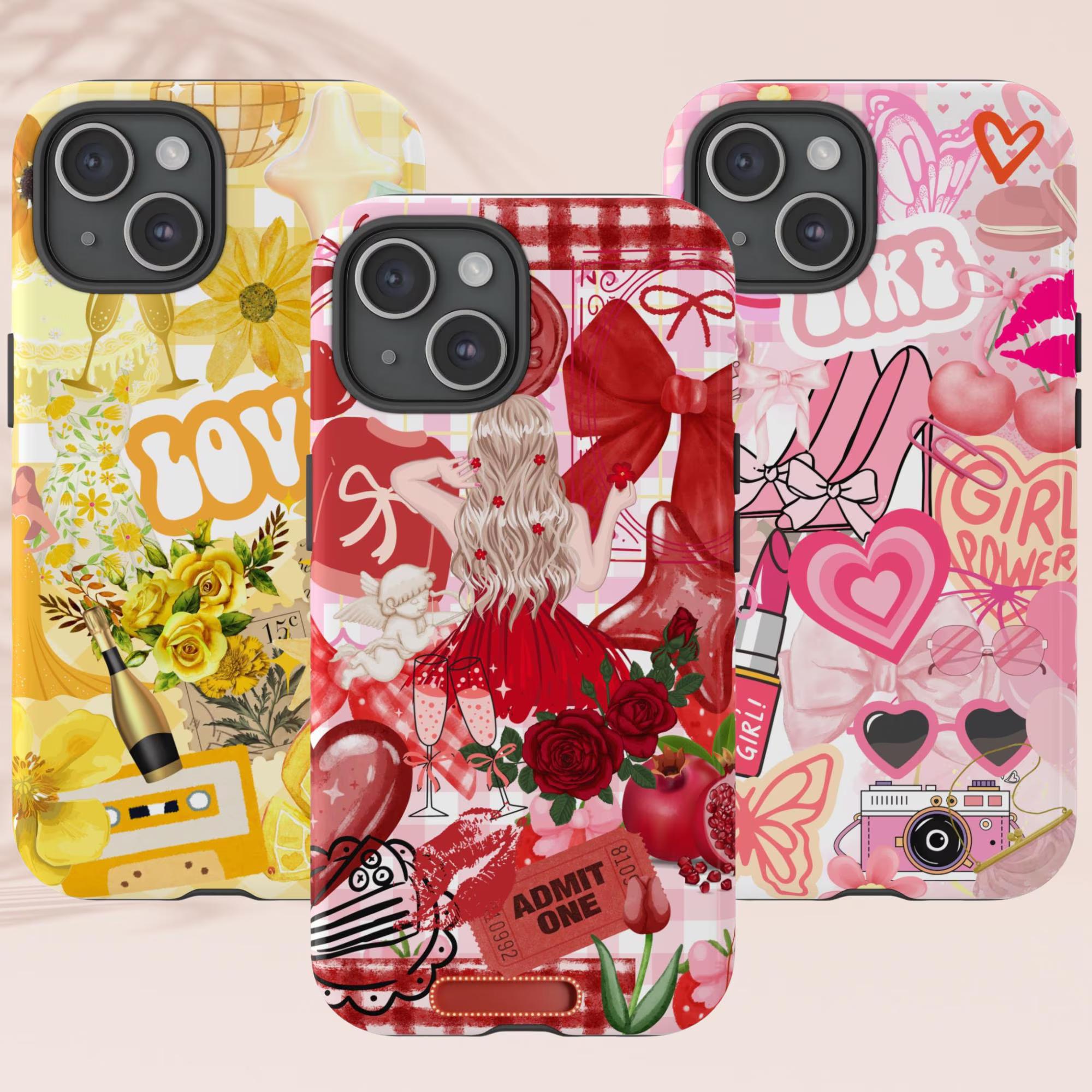 Kawaii Collage Phone Case PNG Bundle, Instant Download, Preppy ...