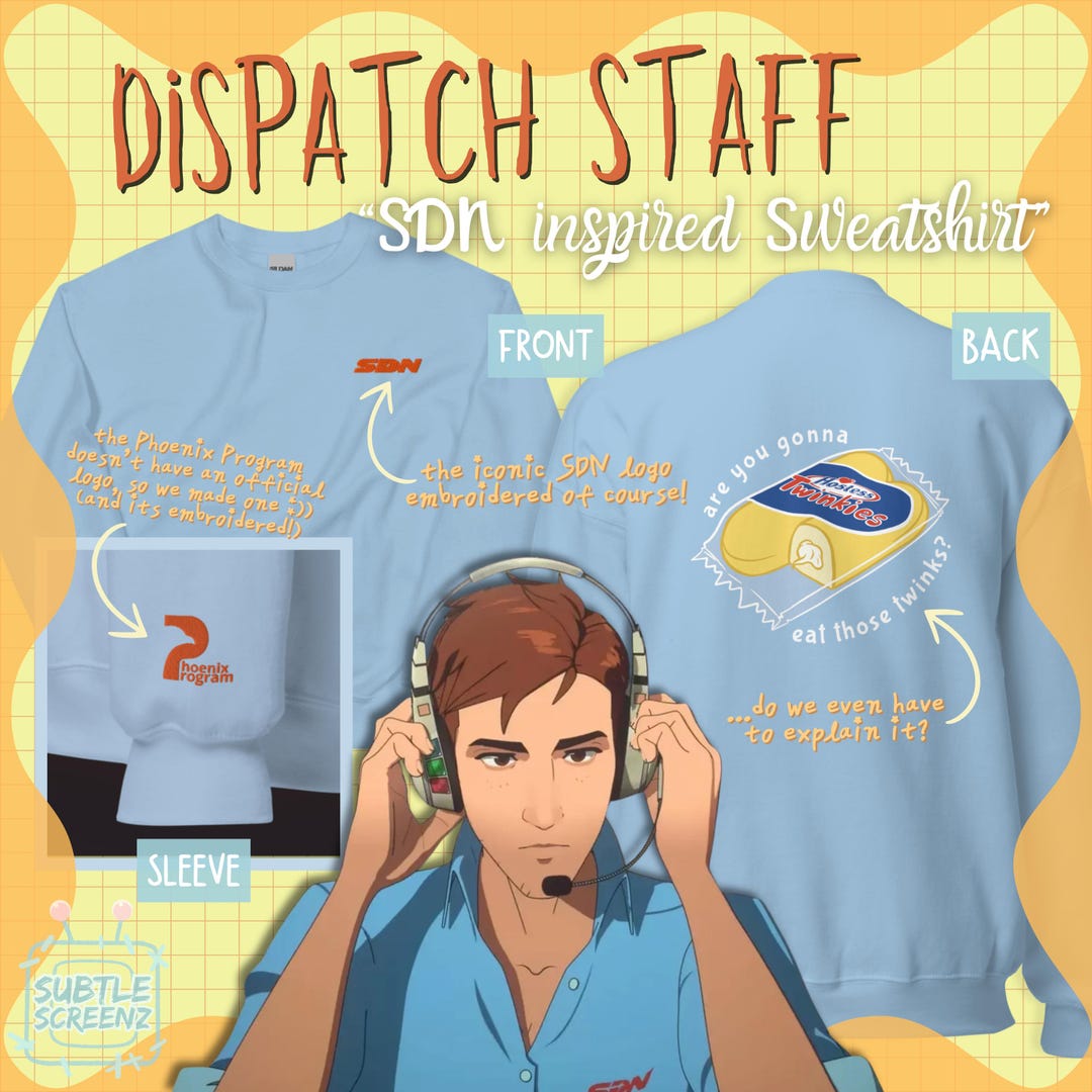 Dispatch Staff SDN Inspired Sweatshirt - Etsy