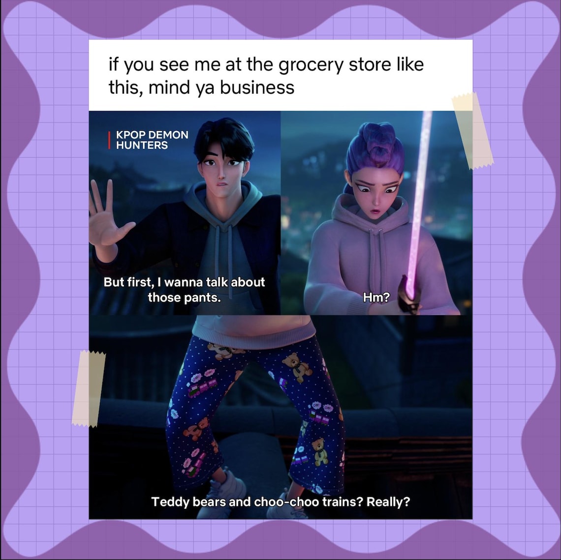 Rumi's Choo-choo Pants | Kpop Demon Hunters | Huntr/x Huntrix - Etsy