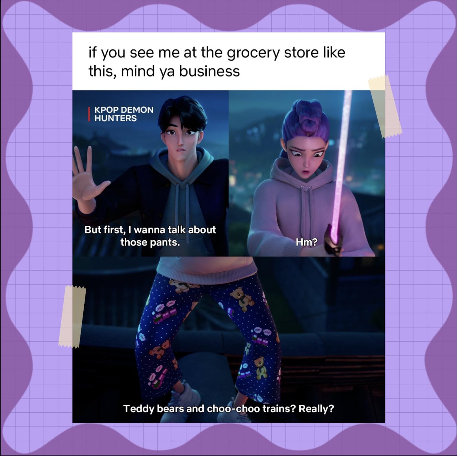 Rumi's Choo-choo Pants | Kpop Demon Hunters | Huntr/x Huntrix - Etsy