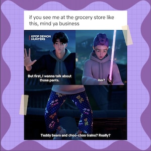 Rumi's Choo-choo Pants | Kpop Demon Hunters | Huntr/x Huntrix - Etsy