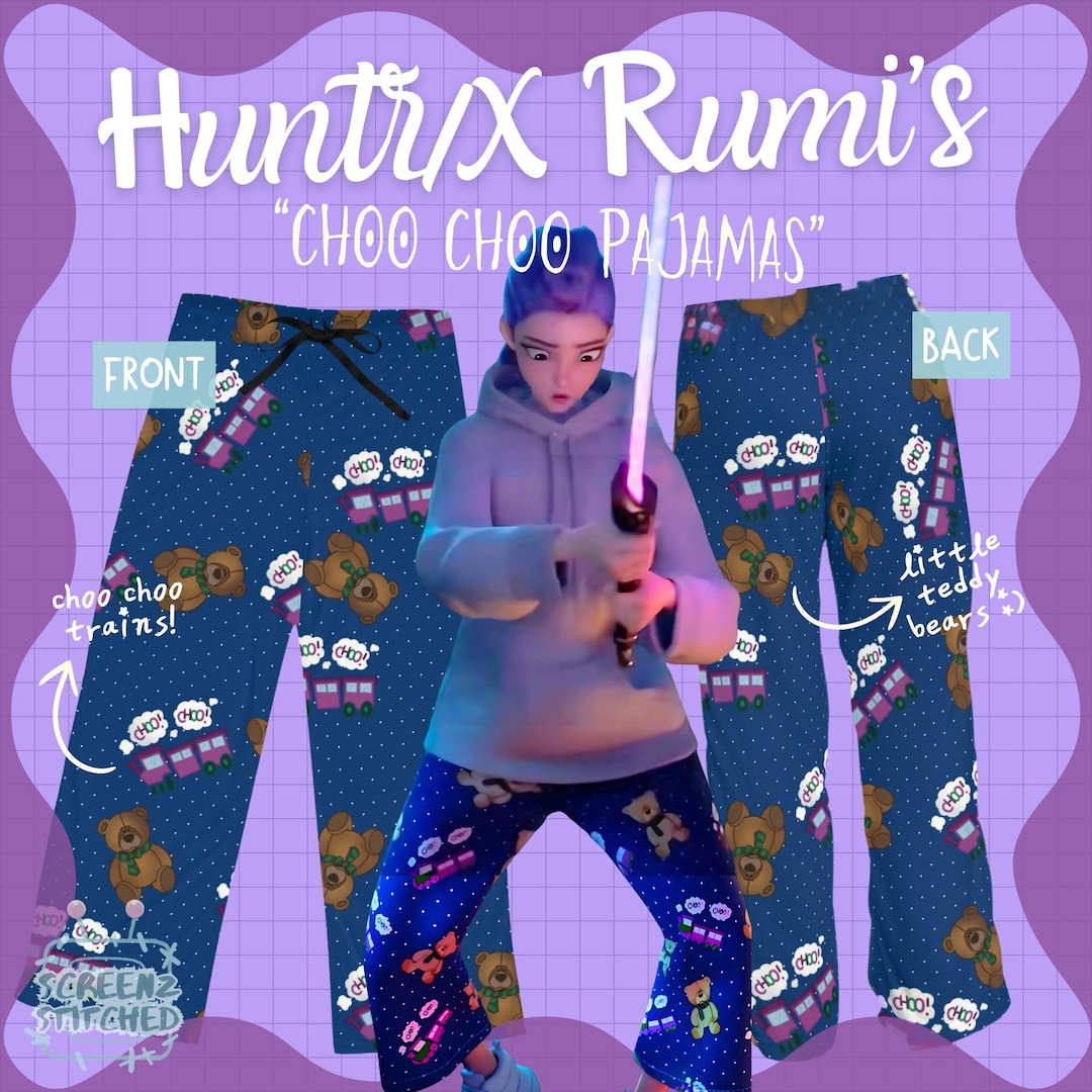 Rumi's Choo-choo Pants | Kpop Demon Hunters | Huntr/x Huntrix - Etsy