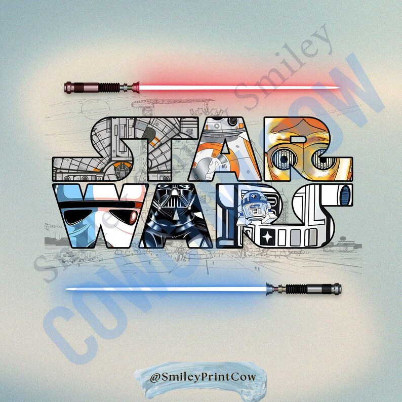 Retro Disney Star Wars PNG, Disney Characters Art, Disneyland Trip ...