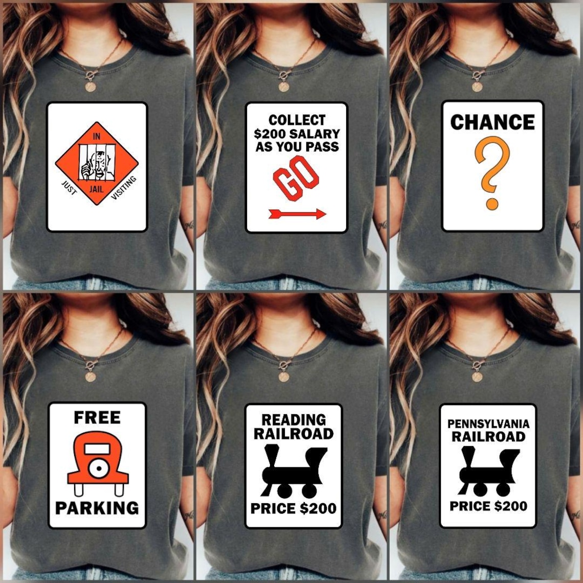 Set of 15 Monopoly Motivation PNG With White Background, Board Game ...