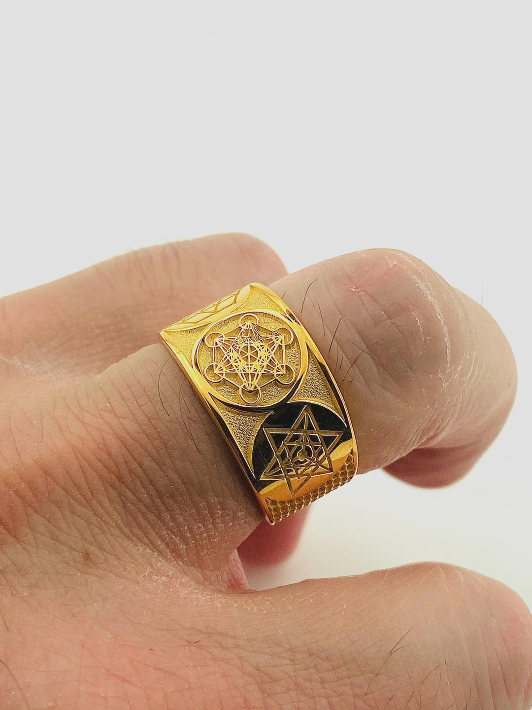 Seal of Solomon Ring-archangel Metatron-solomon Amulet-talisman ...