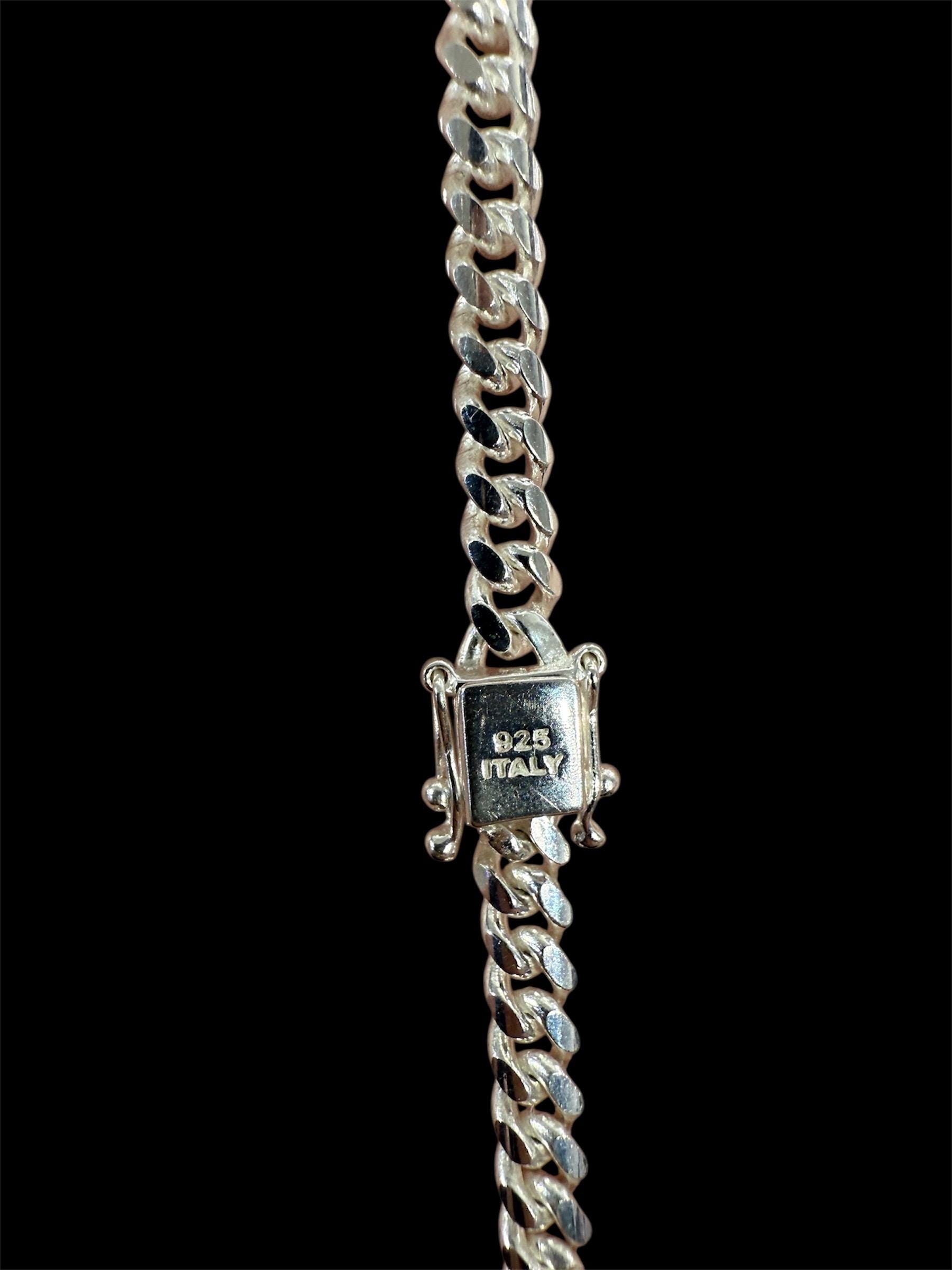 Sterling Silver Miami Cuban Chain - Etsy