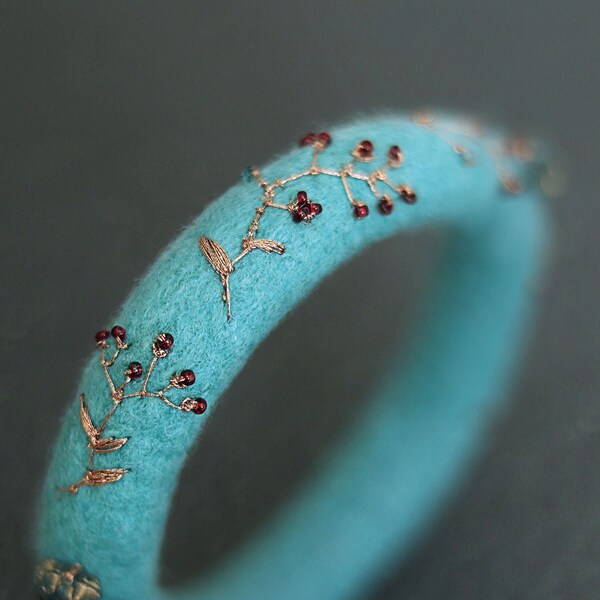 Wool Bracelet - Etsy