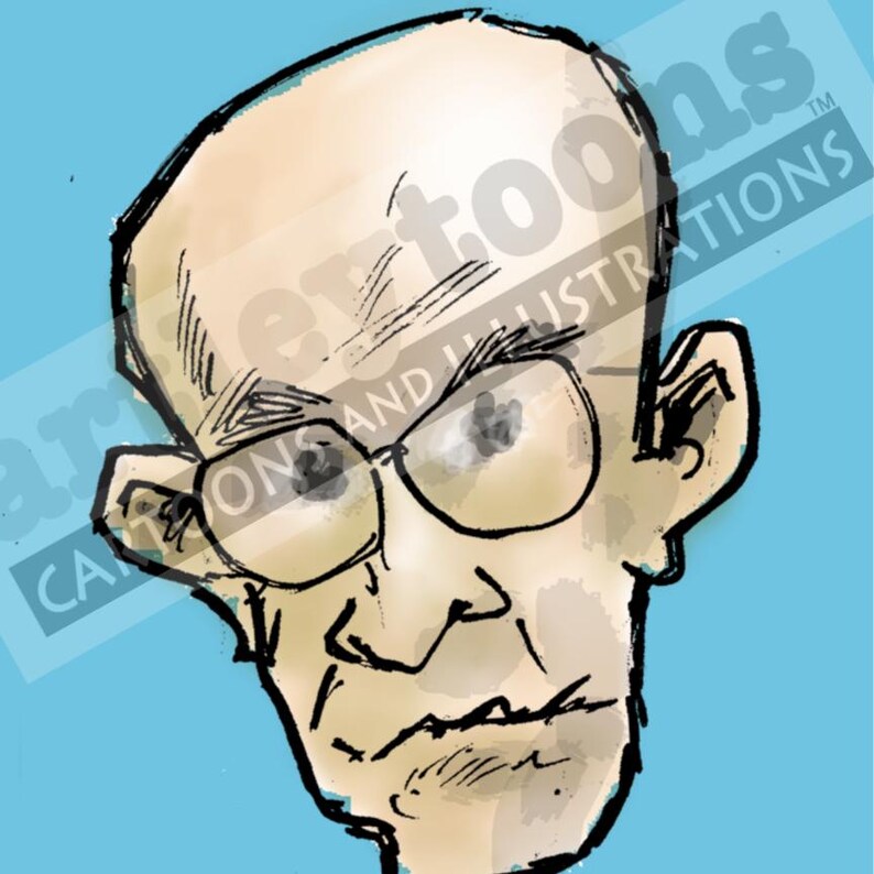 Green Achers Digital Political Cartoon - Etsy