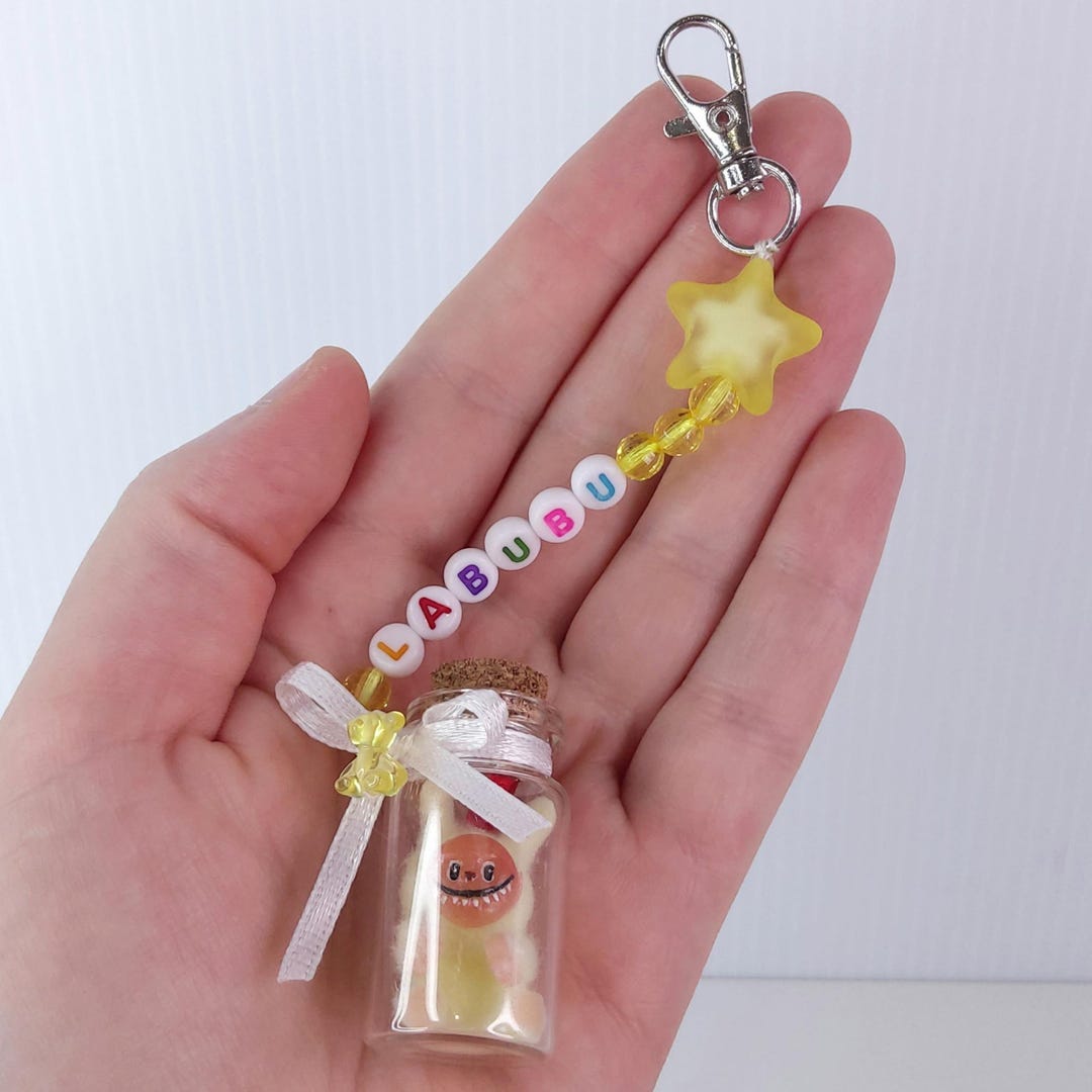 Teeny Tiny Labubu Lafufu Plush Soft Toy Doll Clip Hanger Handbag Bag ...