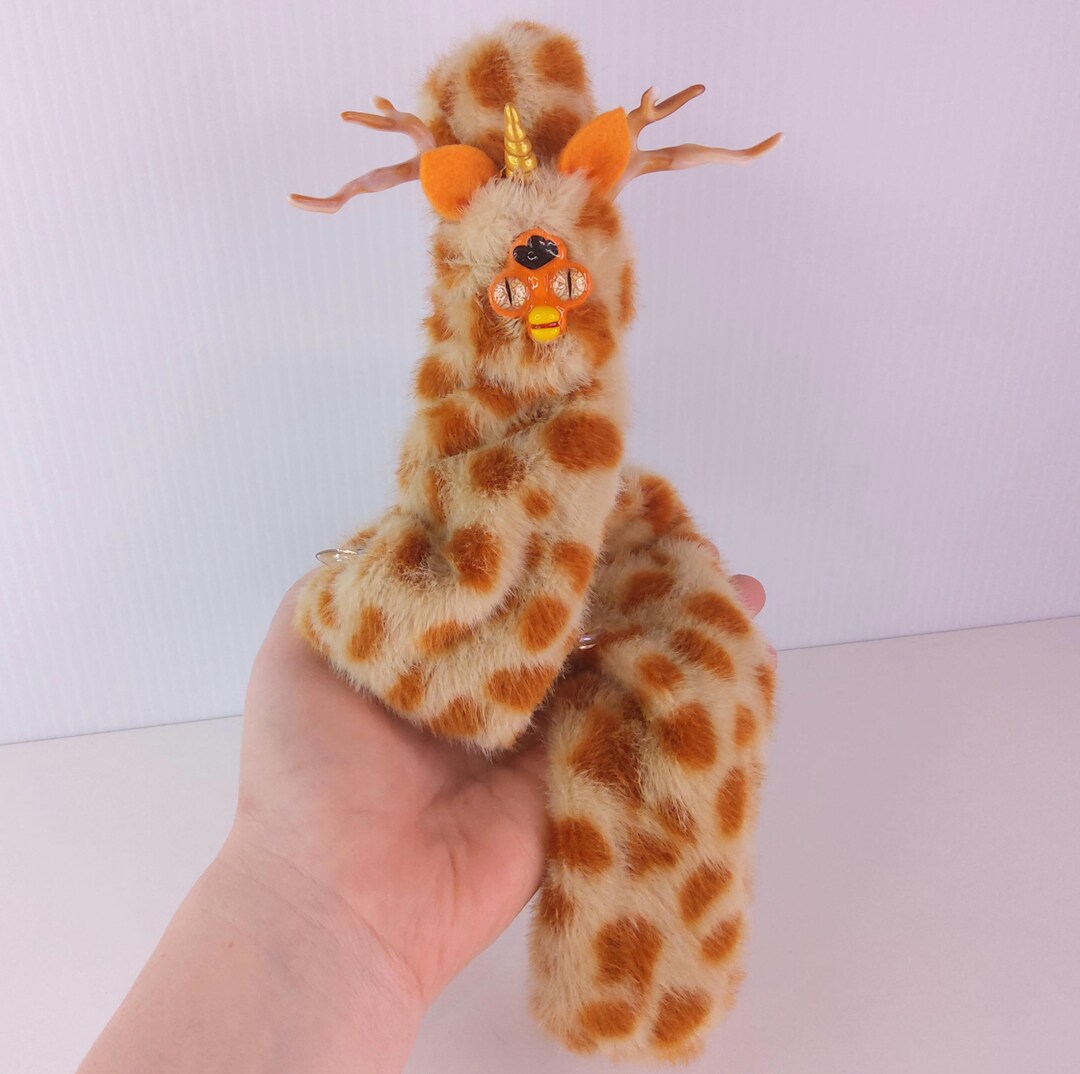Furb Worm Dragon Wyrm Bendy Toy Long Oddbody Handmade in Australia - Etsy
