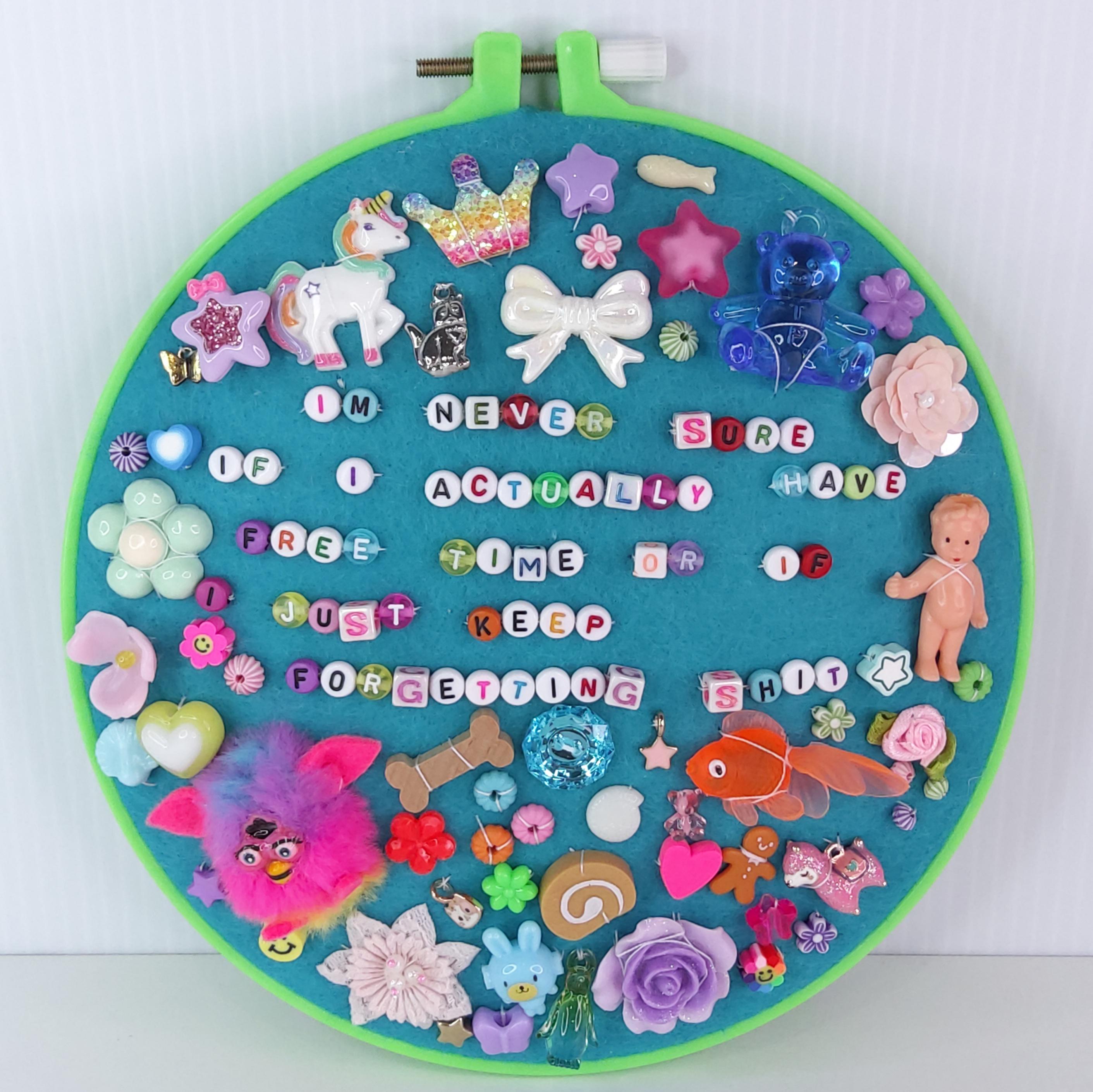 Hoop Wall Ornament Funny Saying Chaotic Eye Spy Decor - Etsy