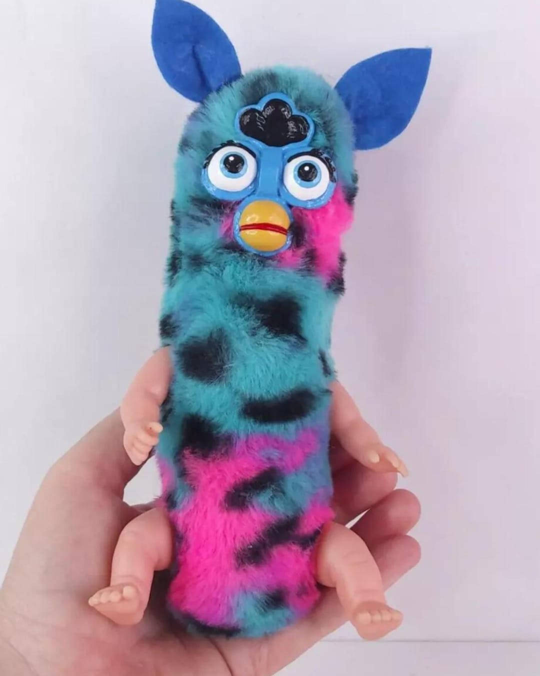 Long Body Furby Baby Doll Plush Soft Toy Handmade in Australia - Etsy