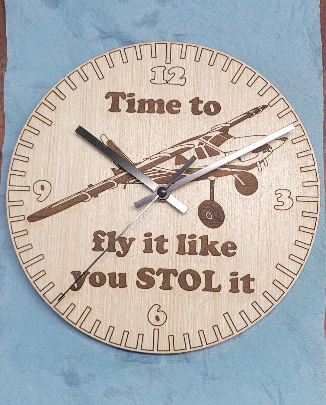 Fly It Like You STOL It Clock - Etsy