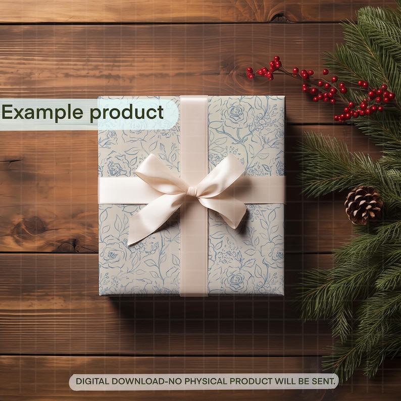 Vintage Rose Floral Seamless Pattern, Cottagecore Line Art (digital ...