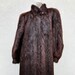 Vintage 40s Stunning Coypu Nutria Black Brown Full Length Argentinian ...