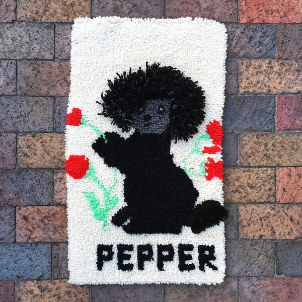 Poodle Rug - Etsy
