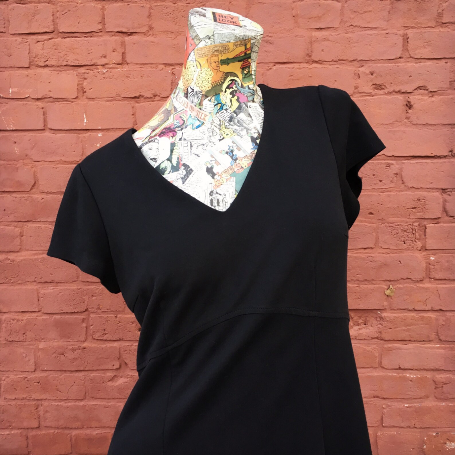 Vintage Classic Black Mini Dress Small Medium - Etsy