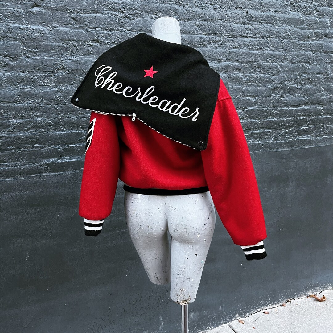 Vintage Red Star Cheerleader Jacket R Small Medium - Etsy