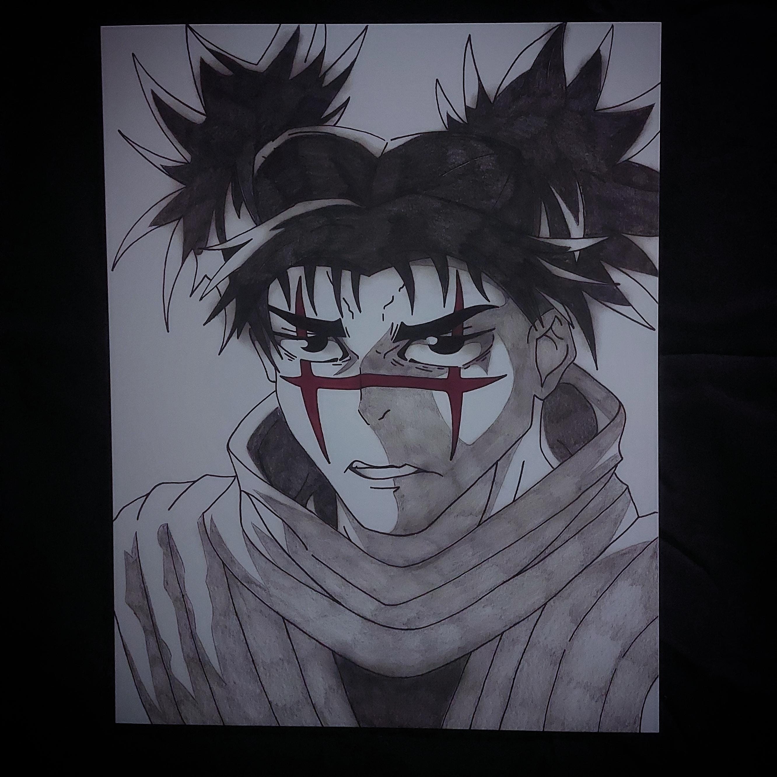 Choso Anime Art Print Jujutsu Kaisen Wall Decor - Etsy