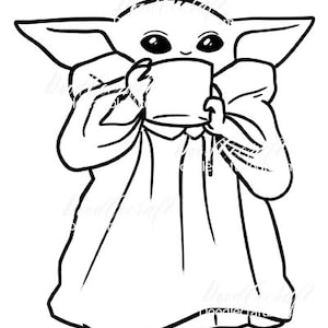 The Child SVG, PNG and JPG Download for Cricut Silhouette Electronic ...