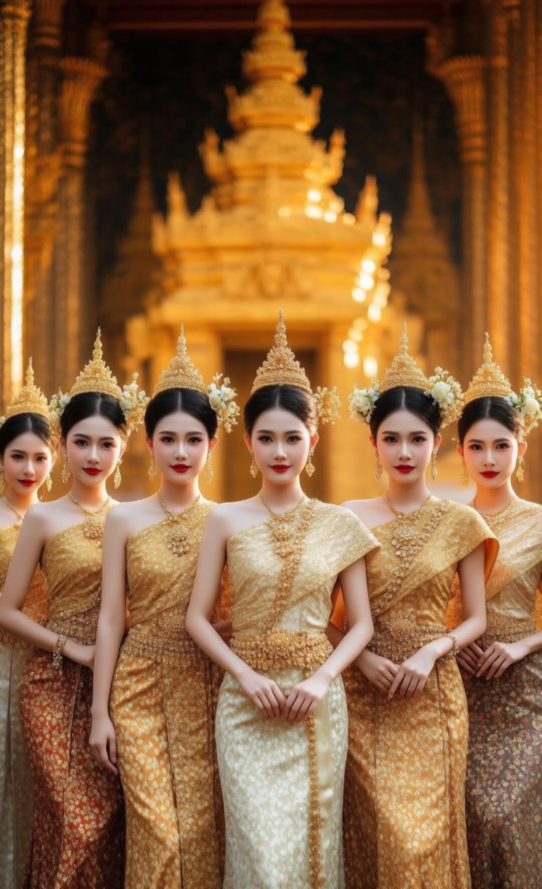 Thai Traditional Woman Portrait - Etsy