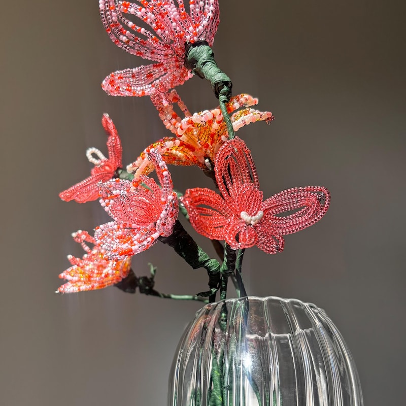 French Beaded Flowers - Etsy
