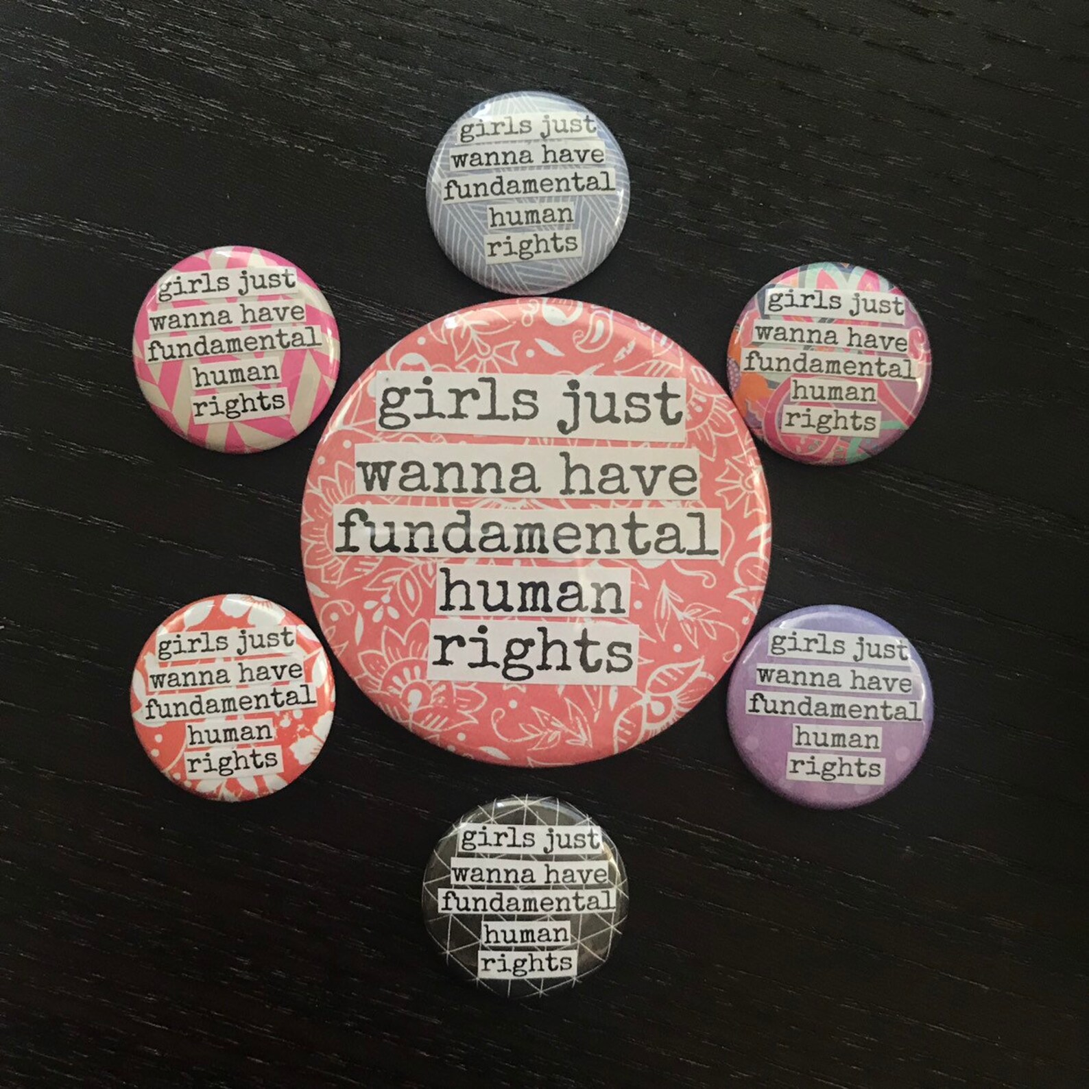 Girls Just Wanna Have Fundamental Human Rights Collage | Etsy