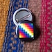 Wiphala Qulla Suyu Flag Pinback Button, Magnet, Zipper Pull, Keychain ...
