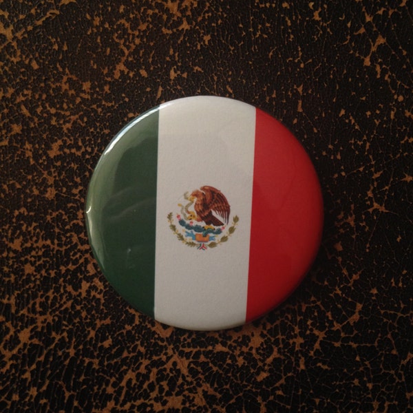 Mexican Flag Button - Etsy