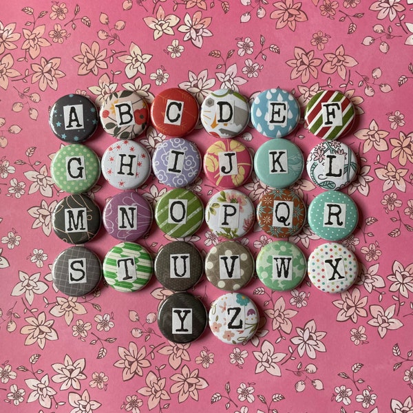 Alphabet Magnets - Etsy