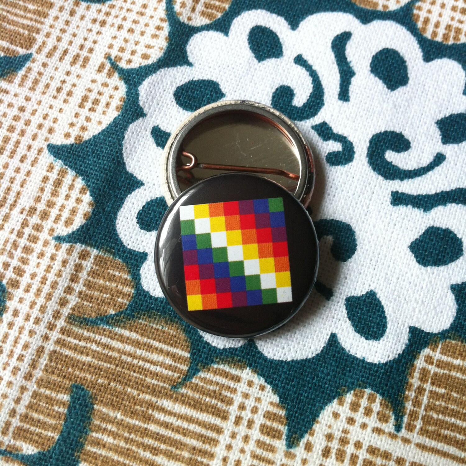 Wiphala Qulla Suyu Flag Pinback Button Magnet Zipper Pull - Etsy