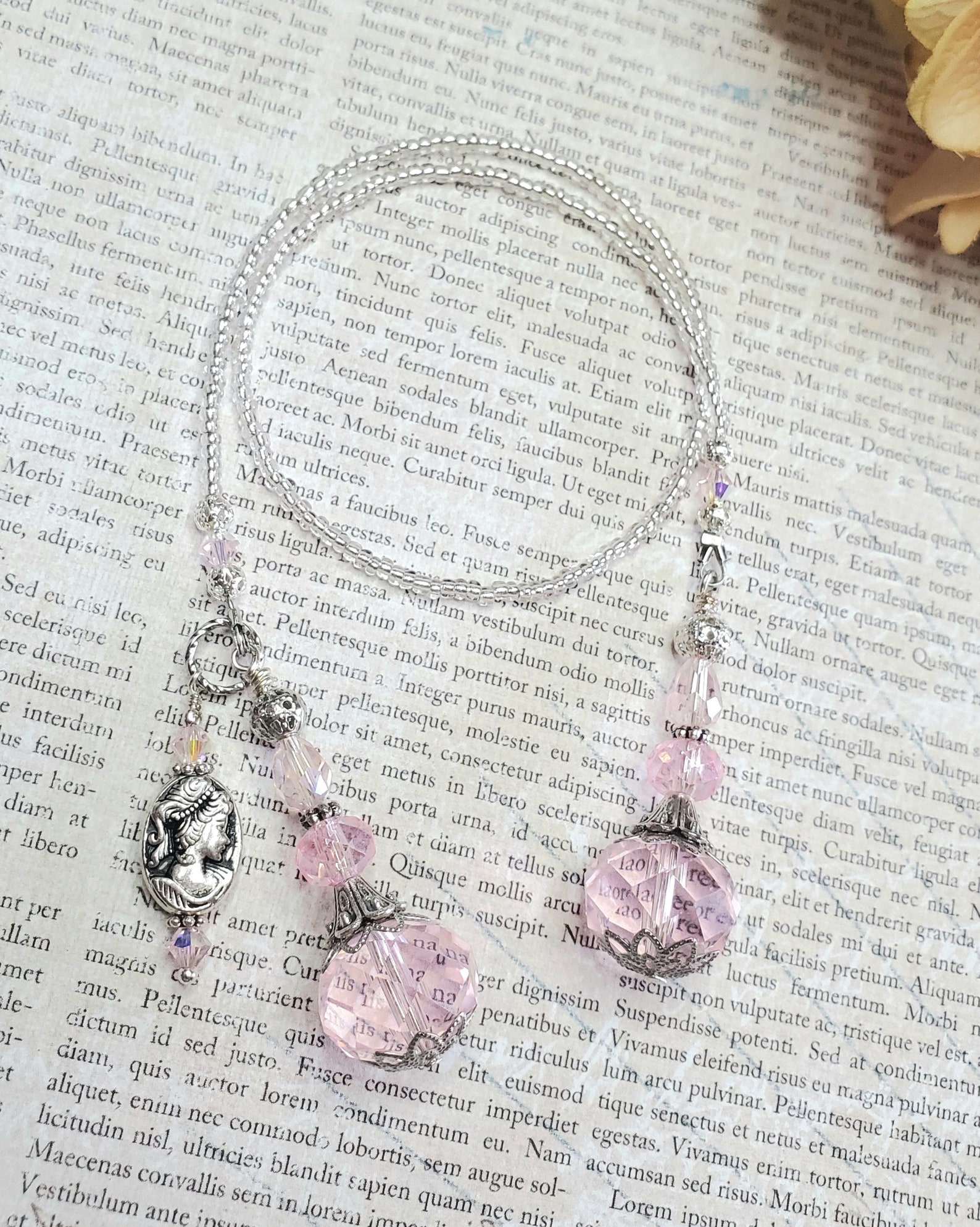 Beaded Bookmark, Book Thong, Book Jewelry, Bookish Gift, Reader Gift ...