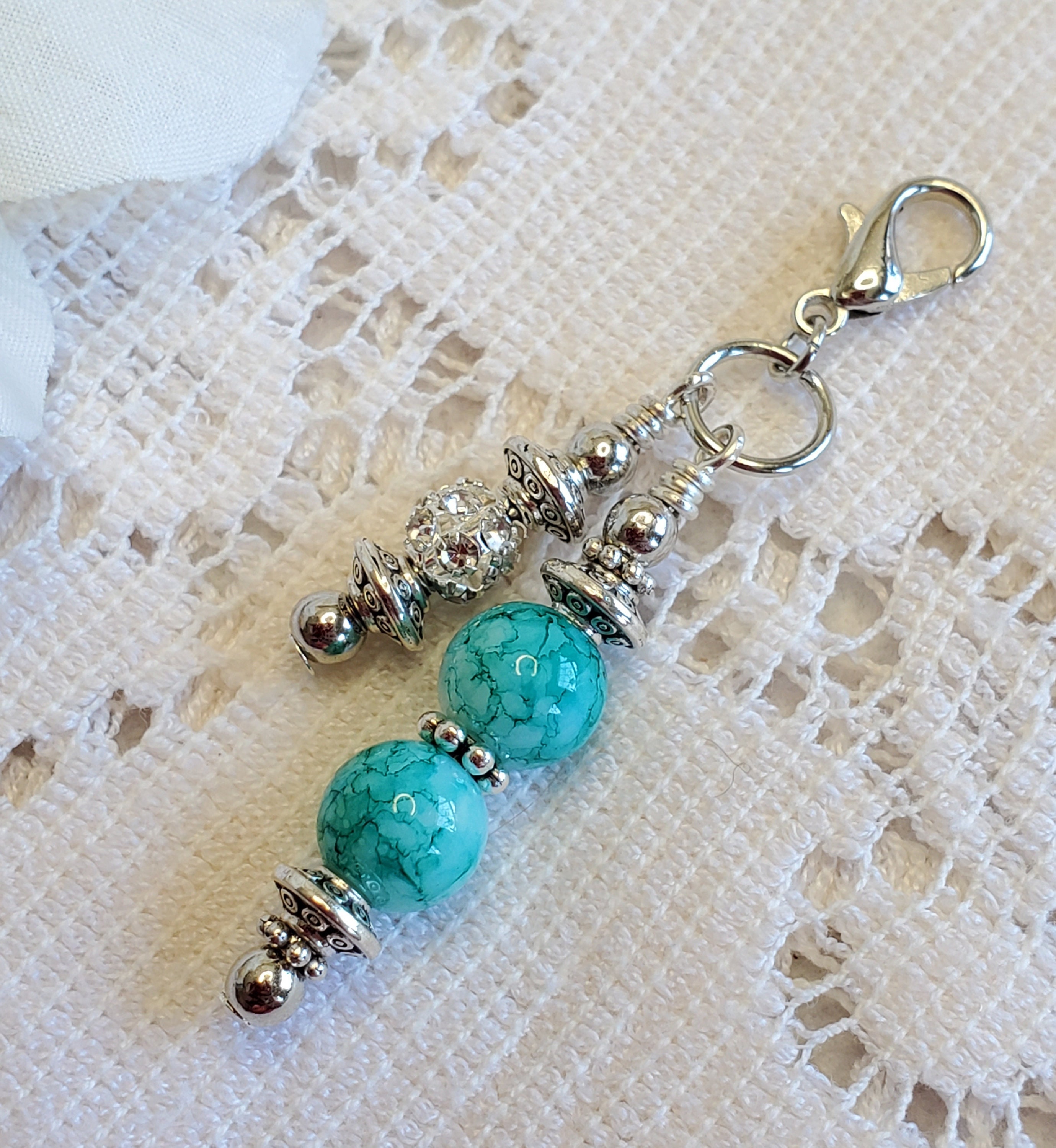 Purse Charm, Handbag Charm, Backpack Charm, Bookbag Charm, Teal and ...