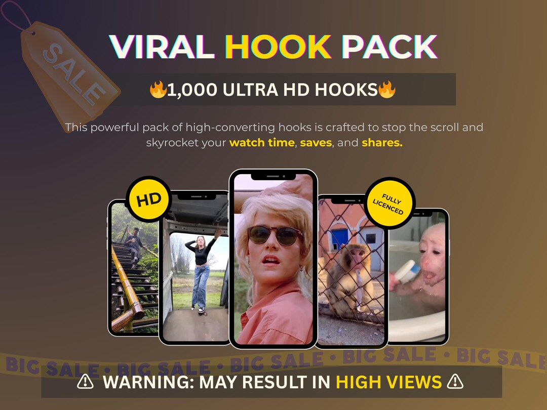 1,000 Viral Hooks Mega Pack – High-converting Hooks for Reels, Shorts ...