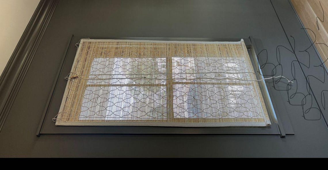 Cross Thread Bamboo Blinds for Windows in Custom Size - Etsy