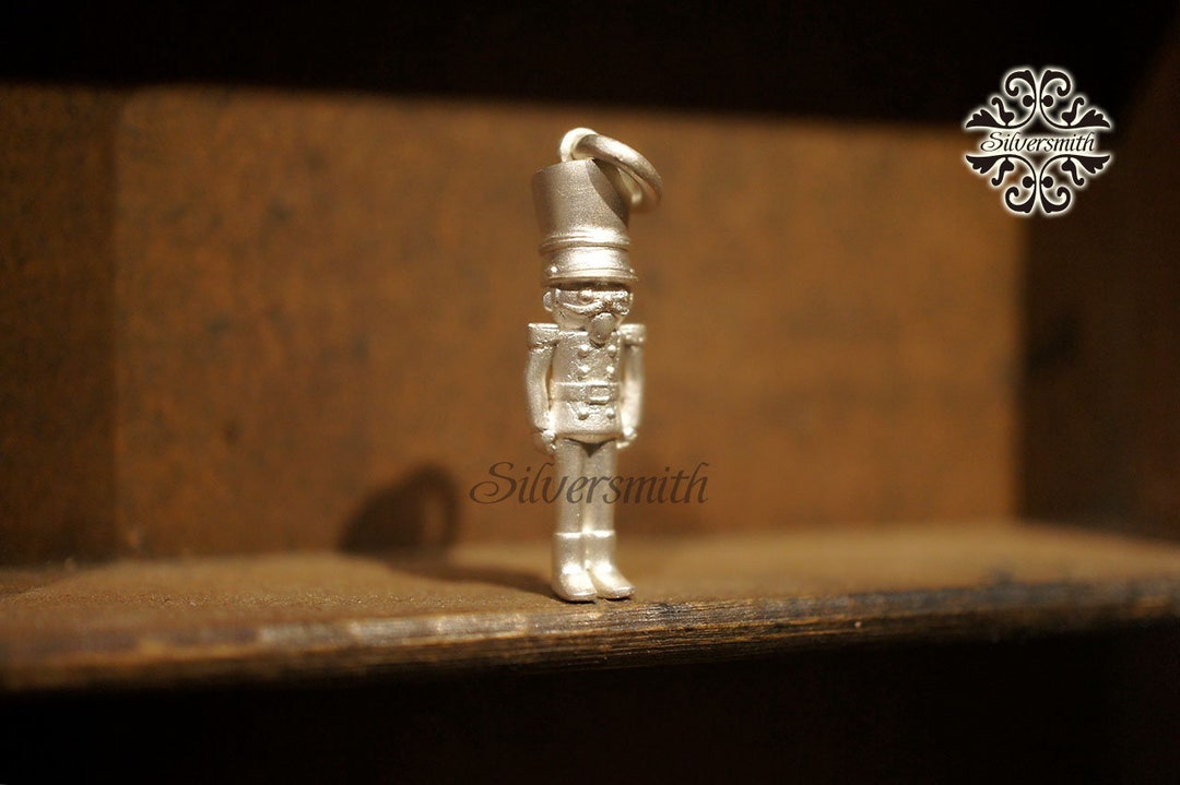 The 925 Sterling Silver Nutcracker Pendant - Etsy