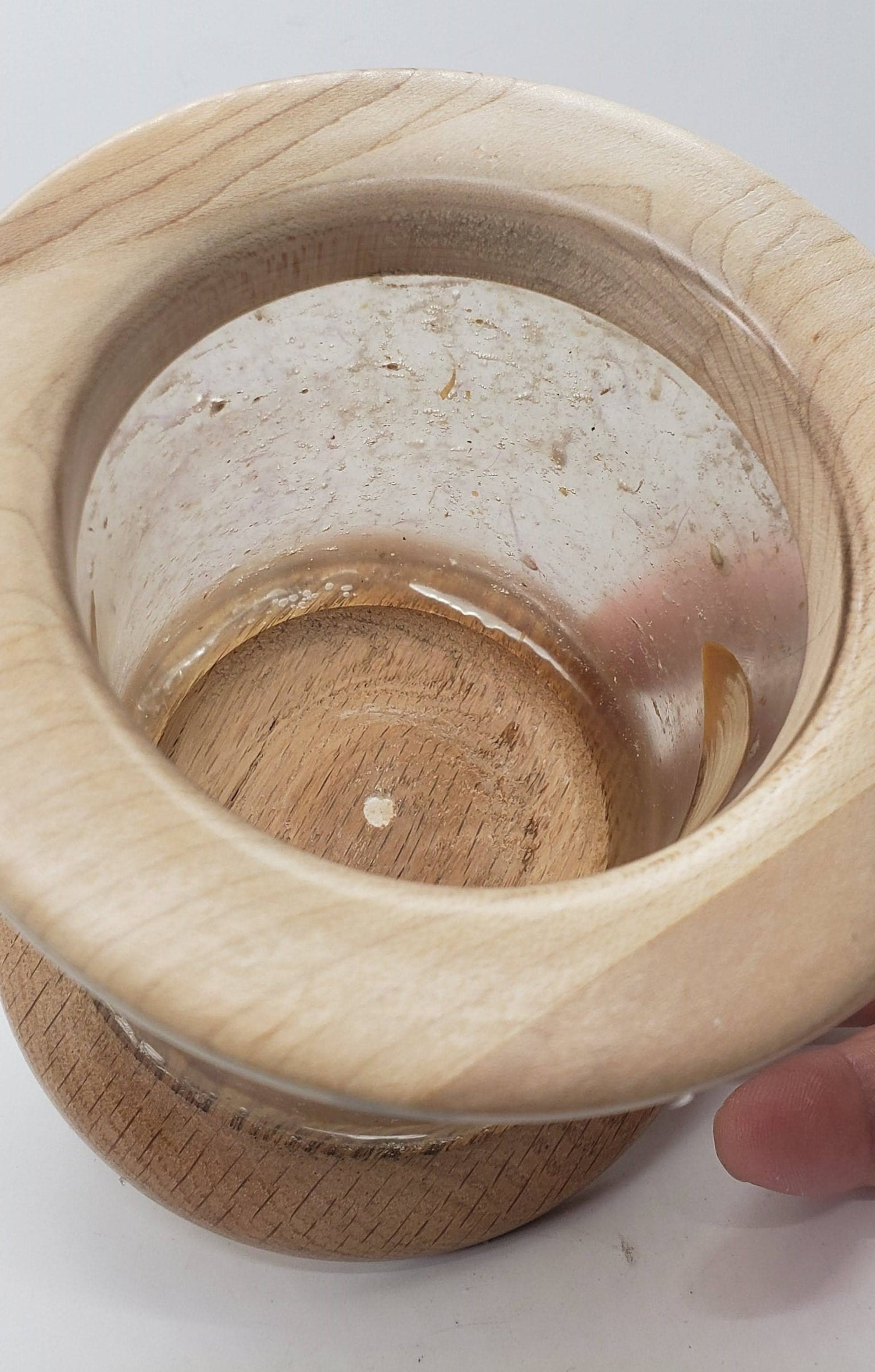 Translucent Wood and Resin Vase. Made From Cherry Rim - Etsy