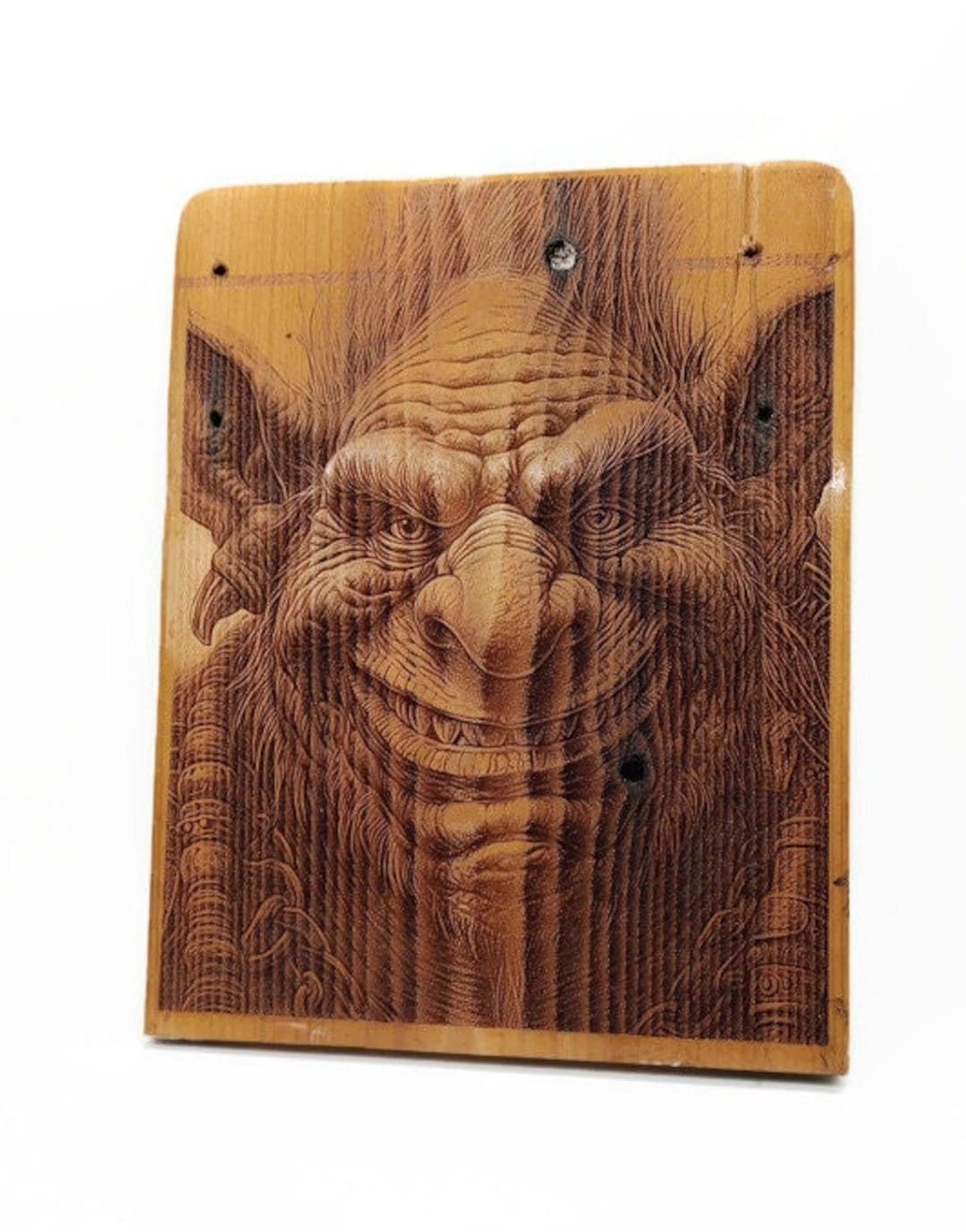Ogre Face-large Wooden Wall Plaque Door Sign Engraved Plaque, Sold as ...