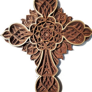 The Mandala Cross 7-layers, a Beautiful Crucifix Cross as a Perfect ...