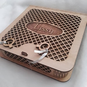 Deluxe Laser-cut Gift Boxes-personalize, Designer Boxes With Your ...