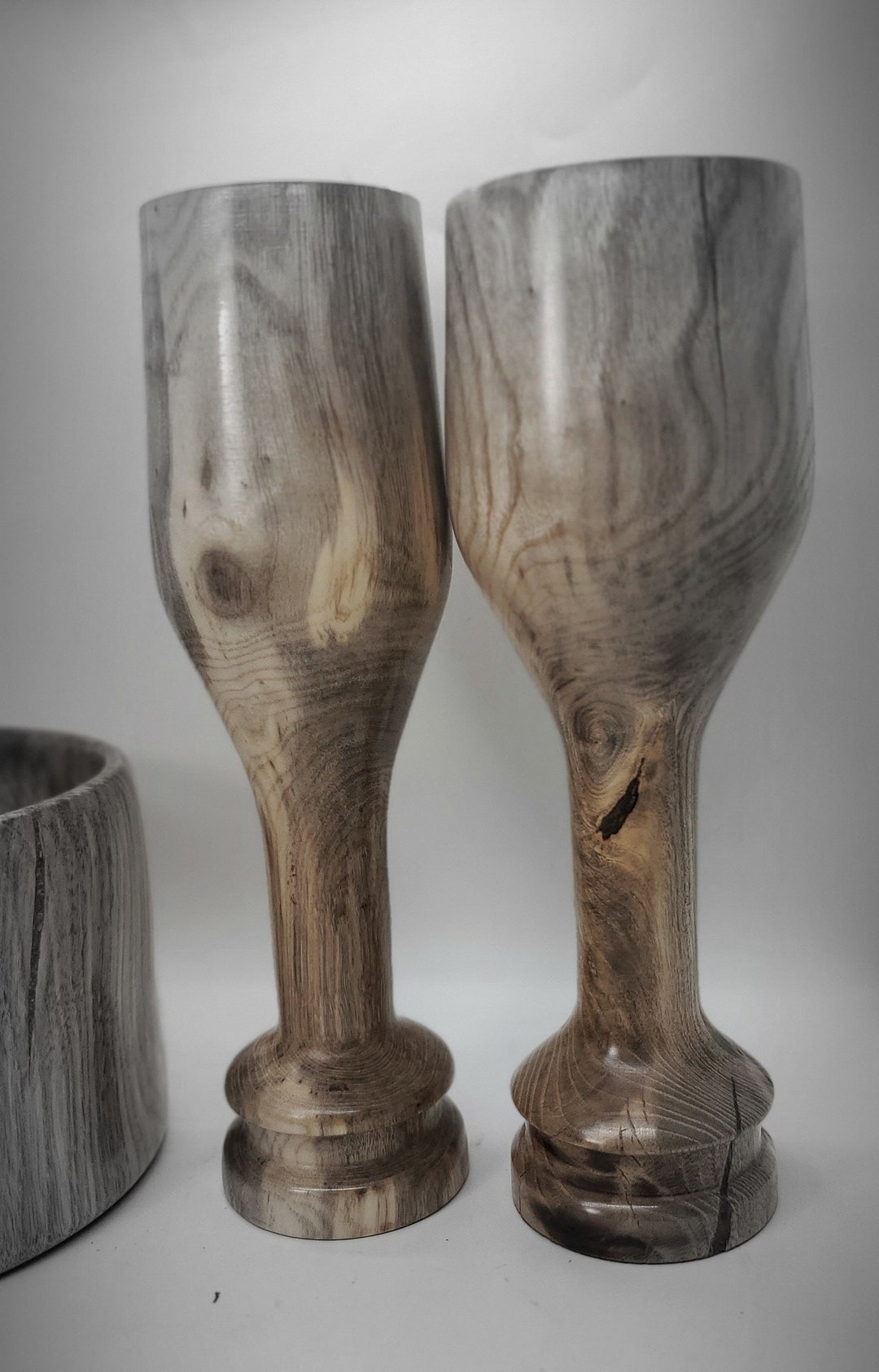 Hand-turned King and Queen Goble, Home Decor: Hand-turned Wooden ...